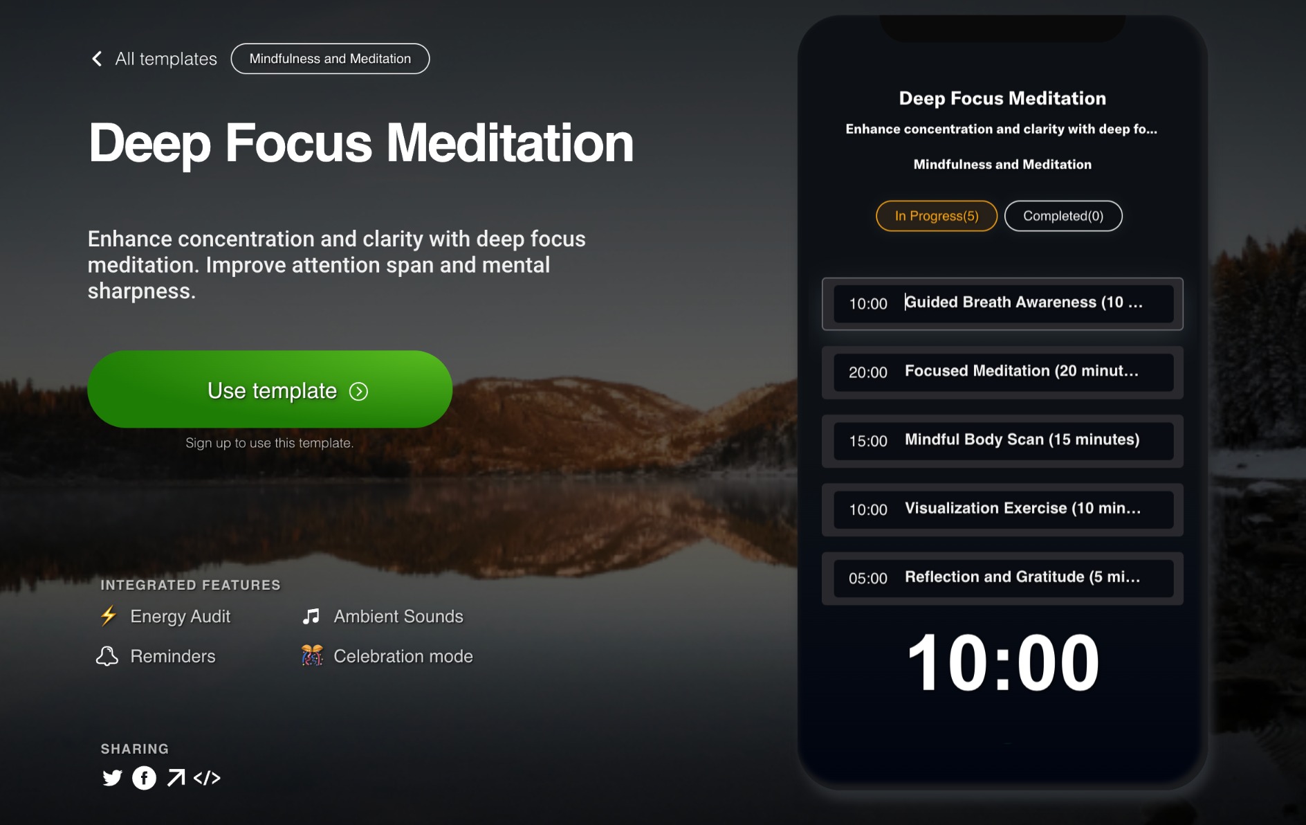 Deep Focus Meditation | FocusBox