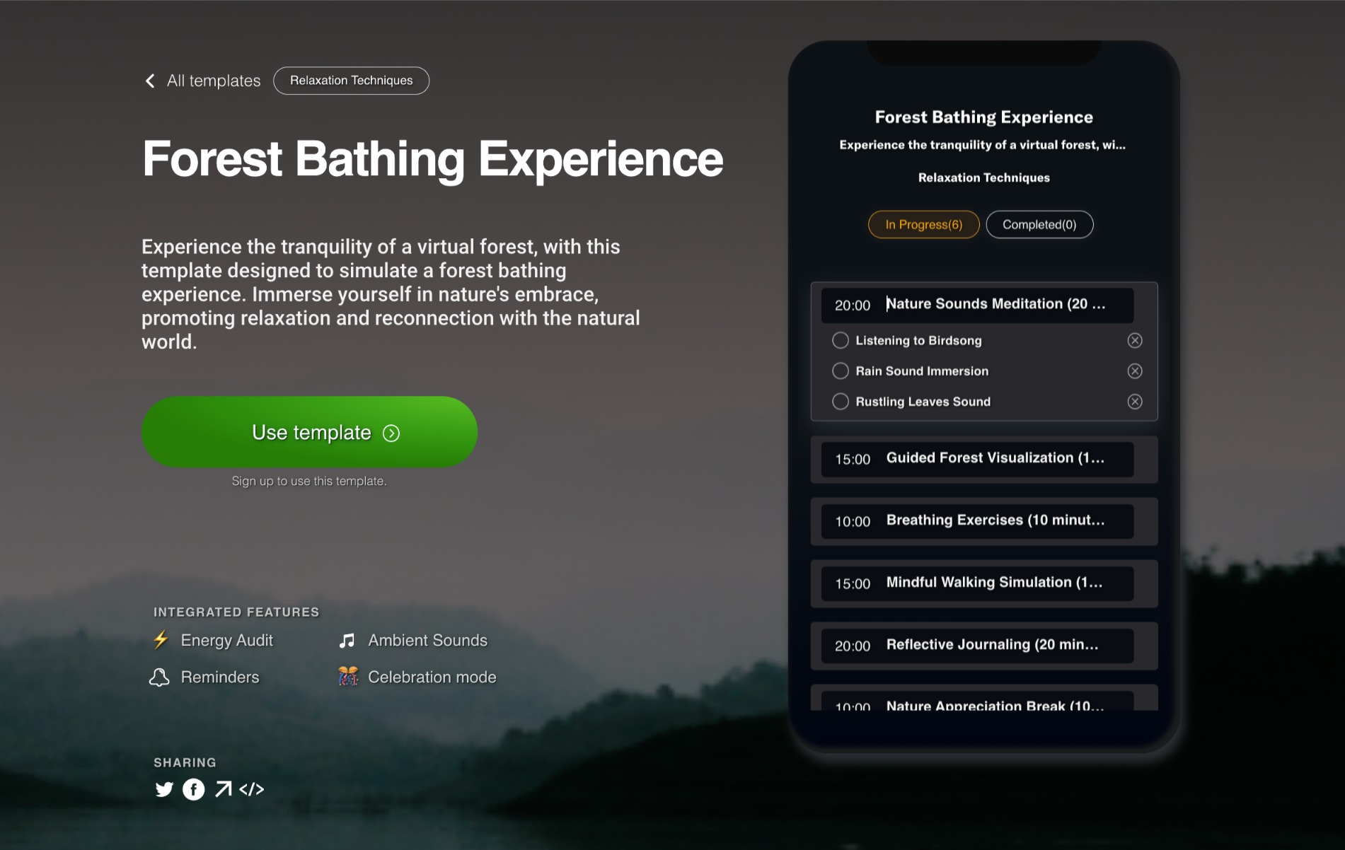 Forest Bathing Experience | FocusBox