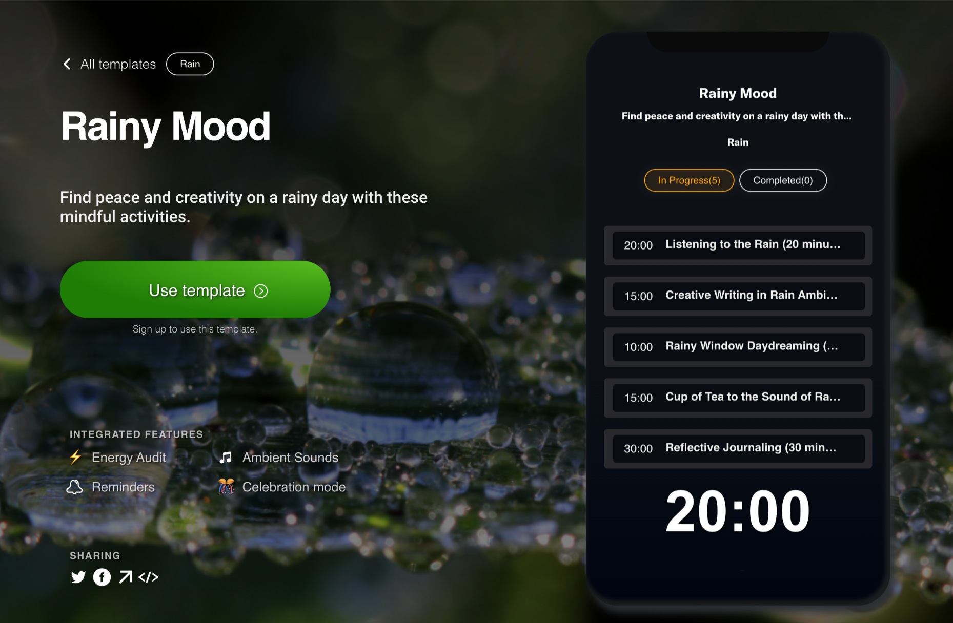 Rainy Mood | FocusBox