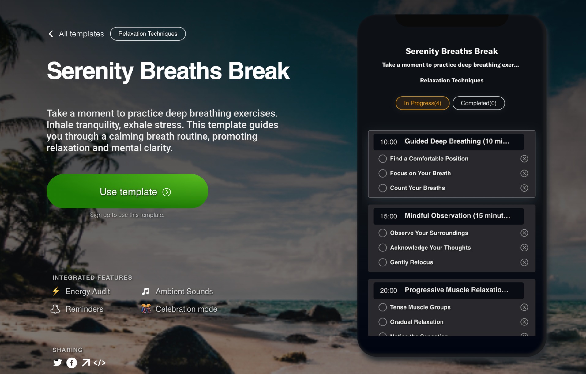 Serenity Breaths Break | FocusBox