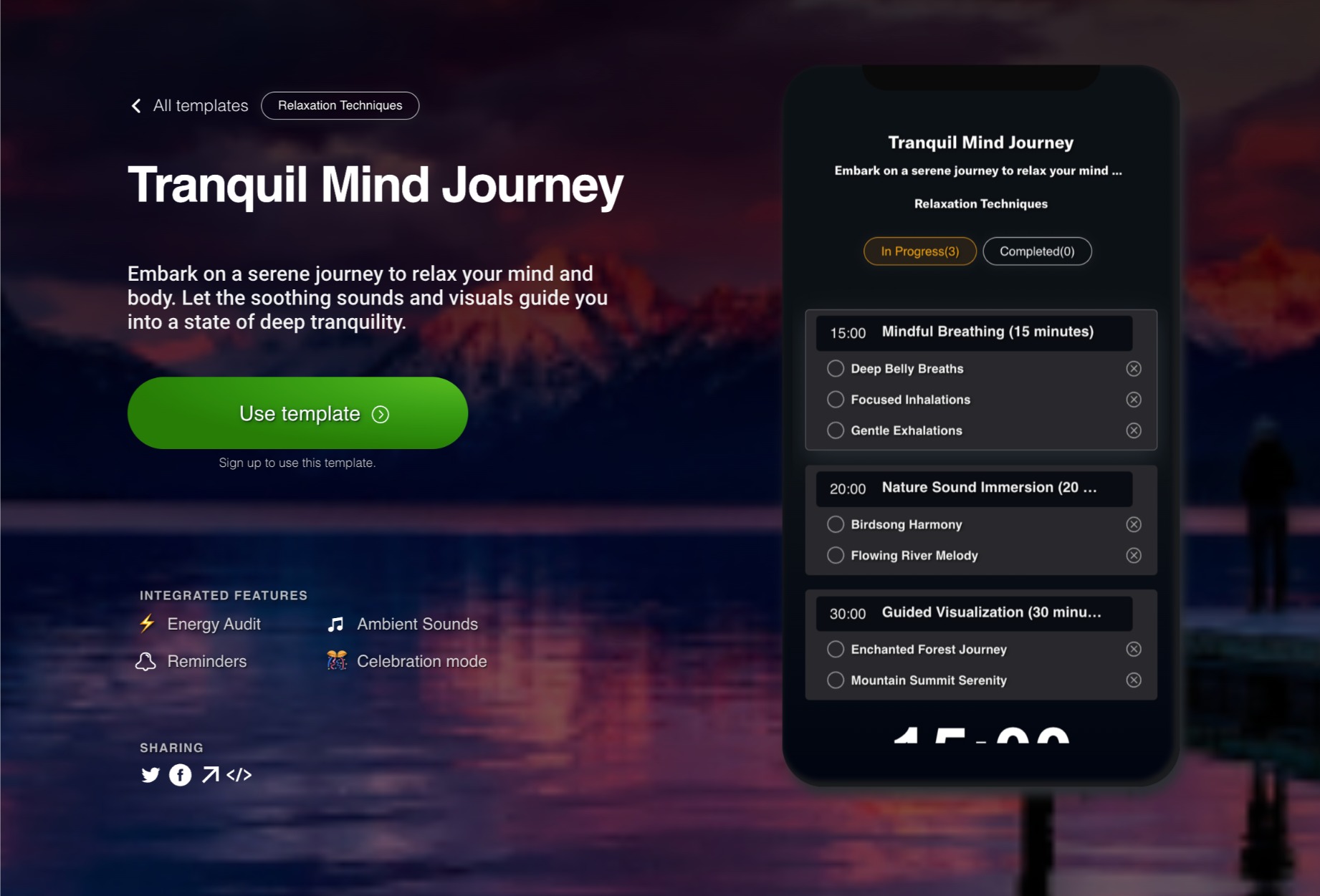 Tranquil Mind Journey | FocusBox